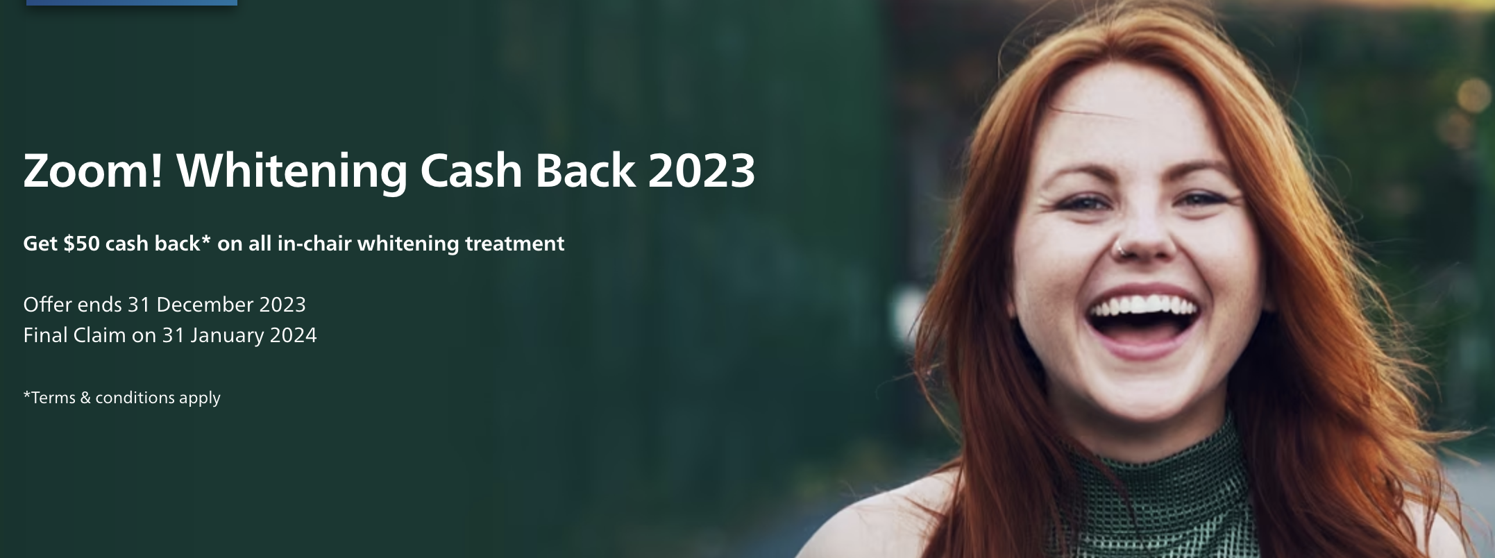 Zoom Teeth Whitening Cash Back | Starbright Dental